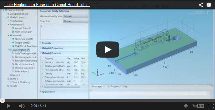 Joule Heating Simulations Tutorial | COMSOL Blog