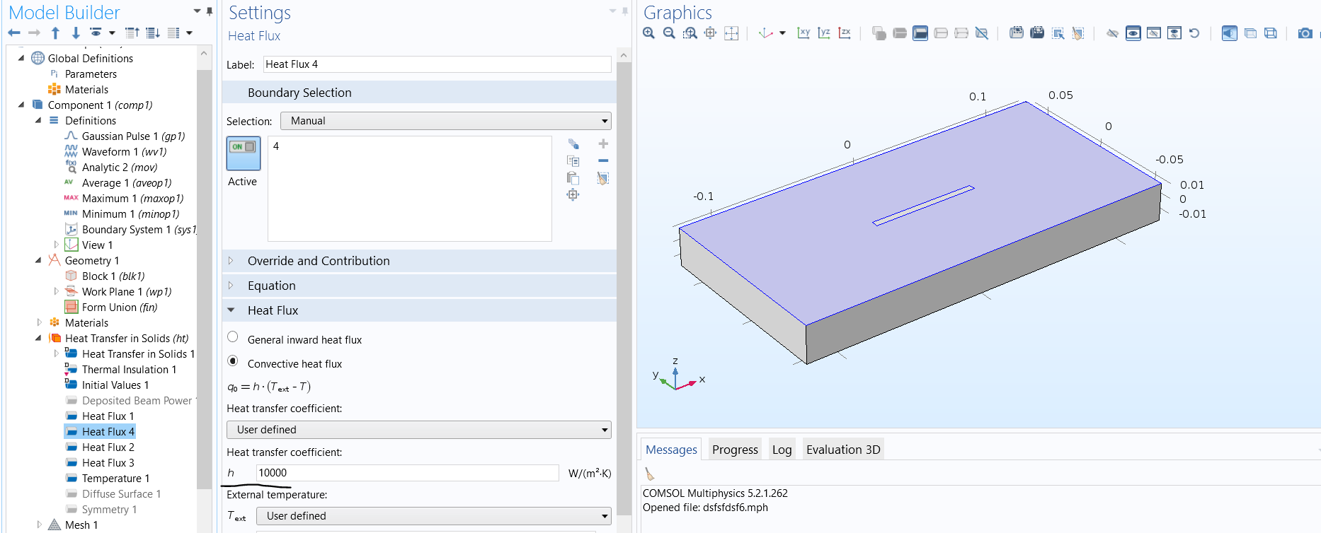 Deposited Beam Power node under Heat Transfer module