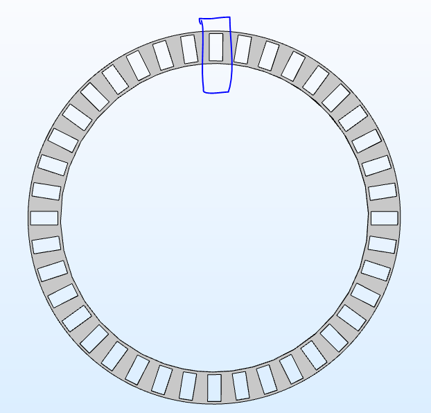 Pattern design in comsol geometry