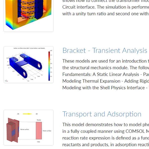 Online Resources for COMSOL®