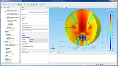 Simulation of a Loudspeaker Driver